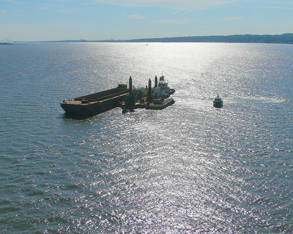 Delaware River Rock Removal - Jay Cashman, Inc.